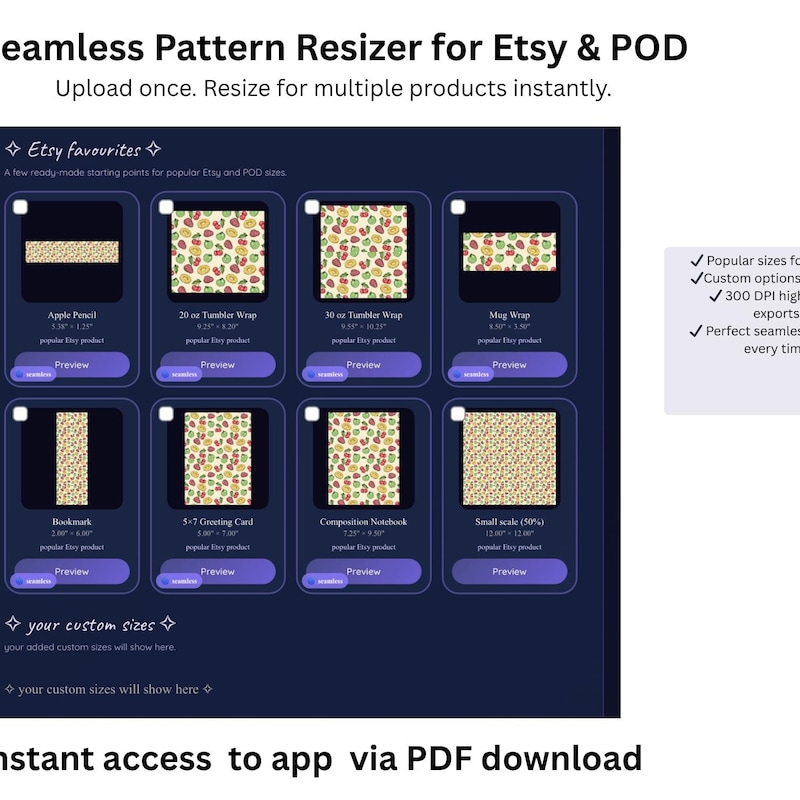 Seamless Patterns for Pod - Etsy