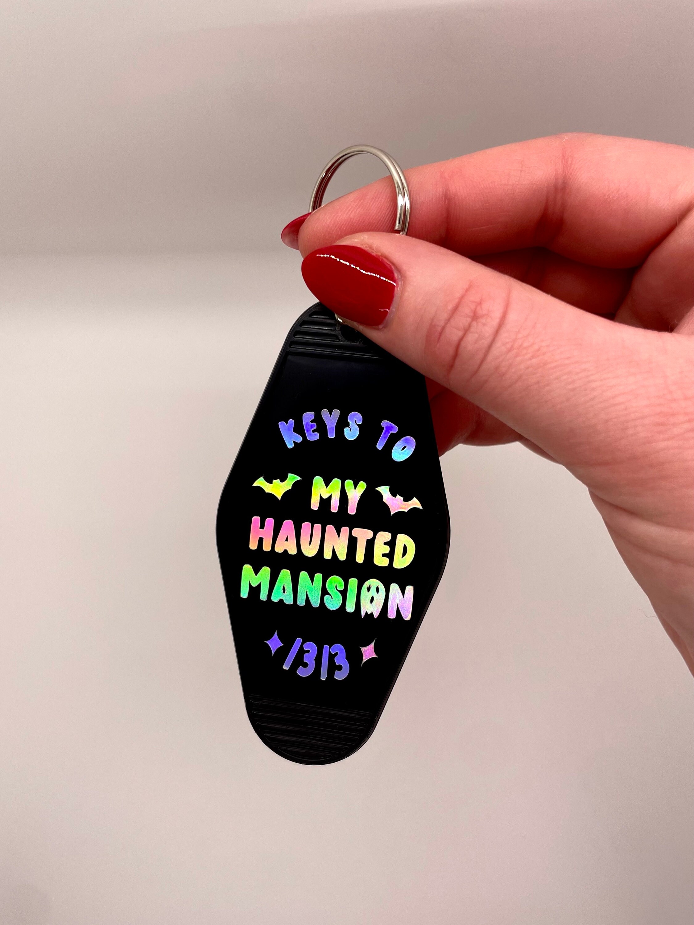 Haunted Mansion Keychain - Iridescent - Etsy