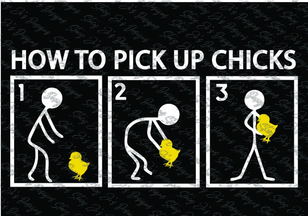 How to Pick up Chicks Shirt Design SVG Pdf Eps Dxf Jpg Cut File Instant ...