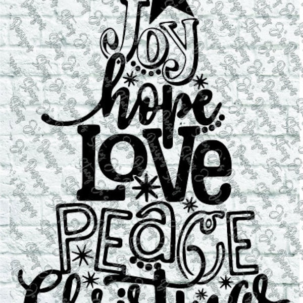 Love Joy Peace - Etsy