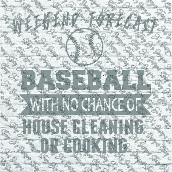 Baseball Weekend Svg - Etsy