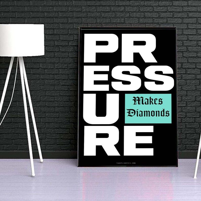 Pressure Makes Diamonds Poster Hypebeast Poster Minimal Art - Etsy