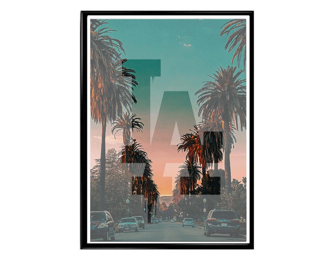 LA Sunset Poster Hypebeast Poster Hip Hop Poster Urban Wall - Etsy