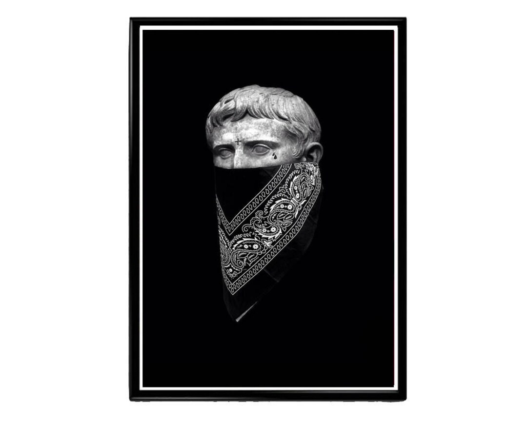 Bandana Ceasar Poster Hypebeast Poster Kicks Poster Urban - Etsy