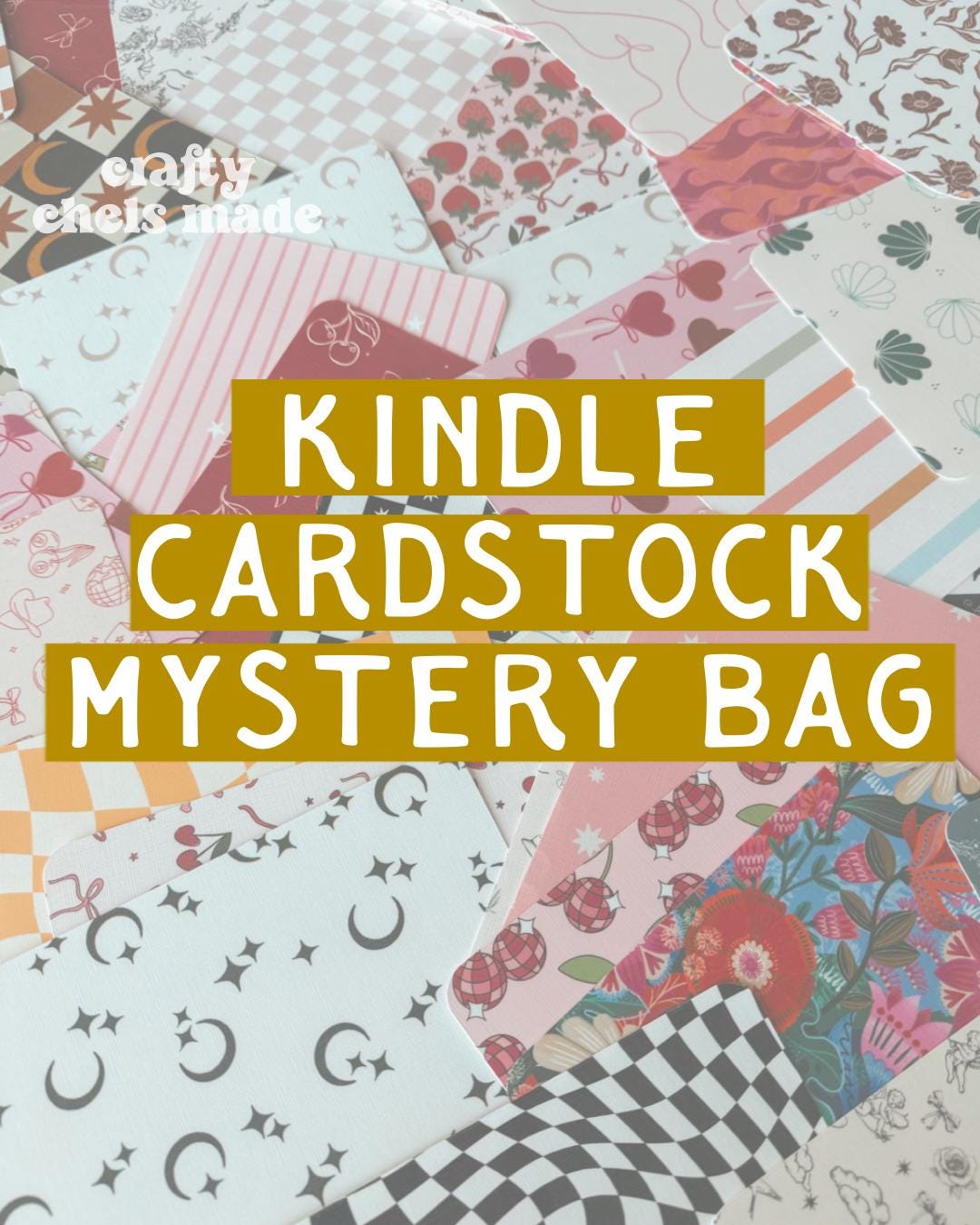 Mystery Bag Kindle Inserts | Cardstock Inserts | Kindle Decal | Kindle ...