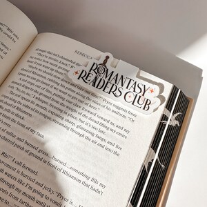 Romantasy Readers Club Magnetic Bookmark | Page Holder |magnetic ...