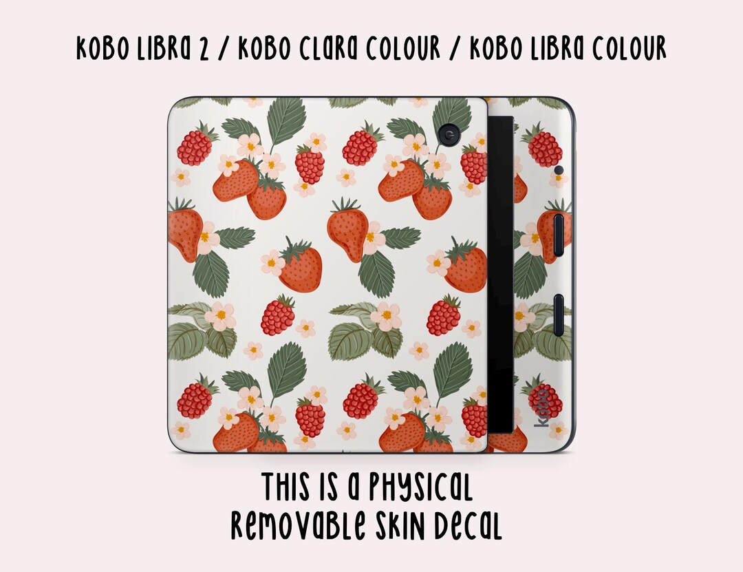 Berry Bliss Kobo Skin Decal | Kobo Vinyl Cover | Kobo Decal | Kobo ...