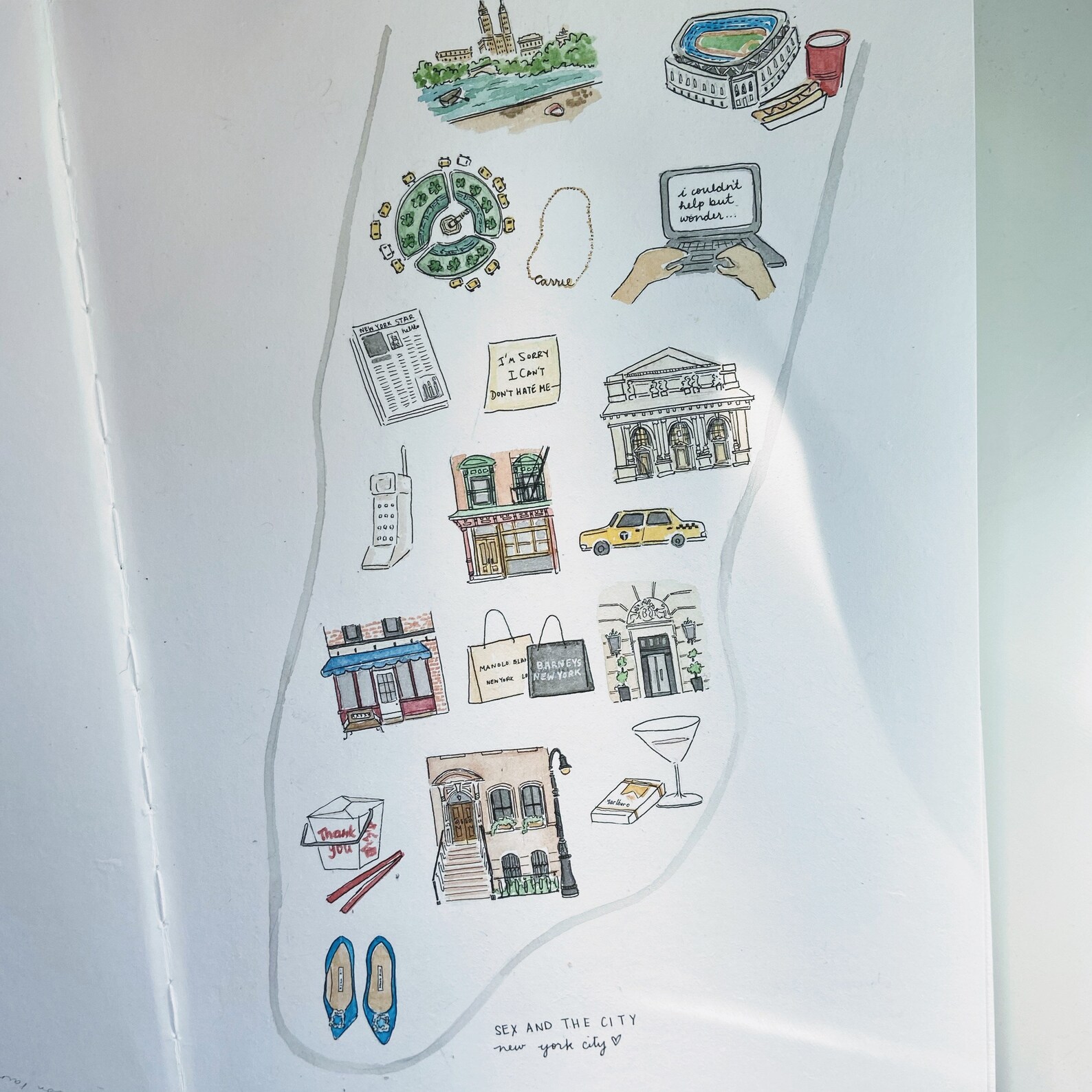 Maps: Custom Illustrated Watercolor Map // Hand Painted Map, Hand Drawn ...