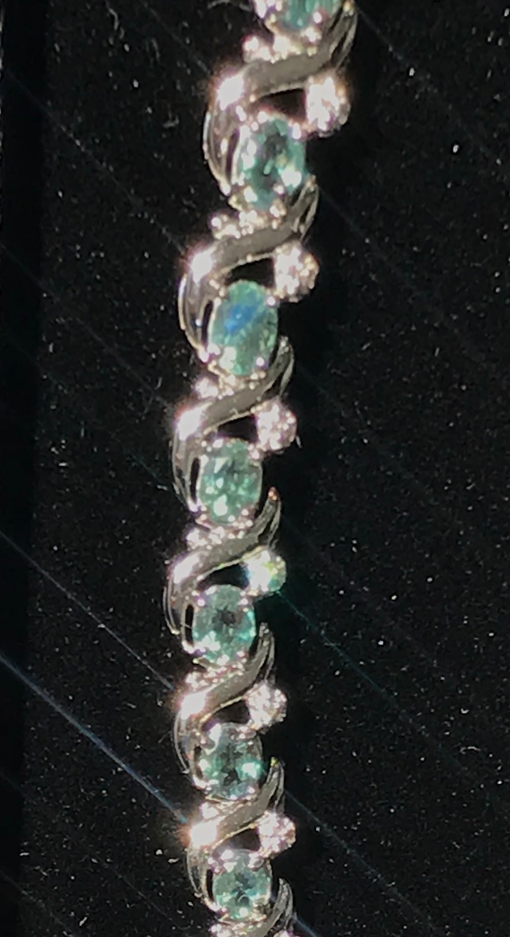 One 14kt. White Gold Alexandrite 4.80tcw Diamond 0.12tcw - Etsy