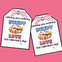 DIY Cupcake Tag, Do It Yourself Cupcake Kit Tags, Valentines Day ...