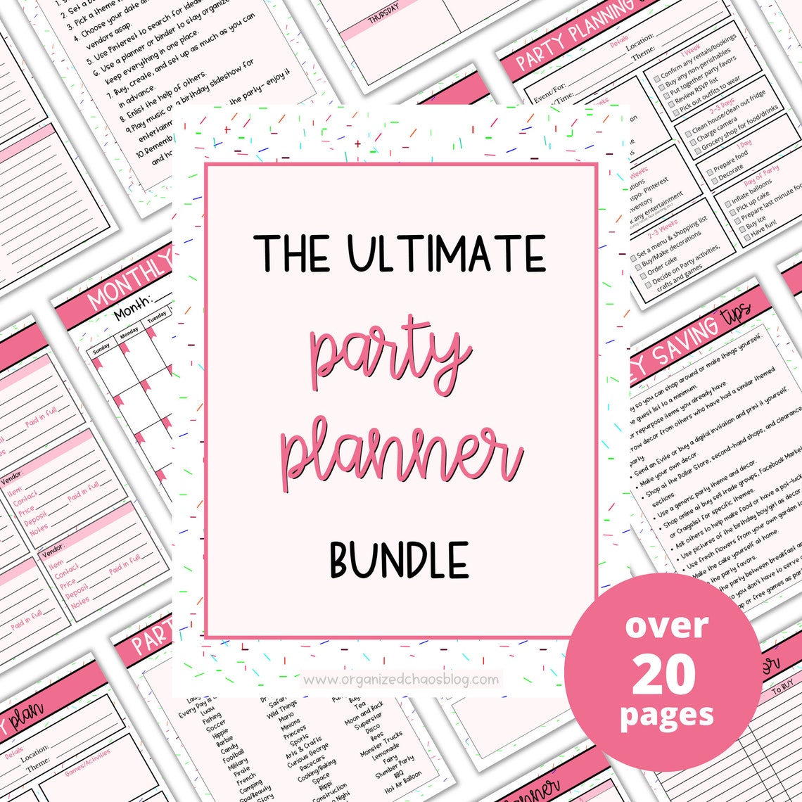 The Ultimate Party Planning Bundle|party Planning Bundle | Party ...