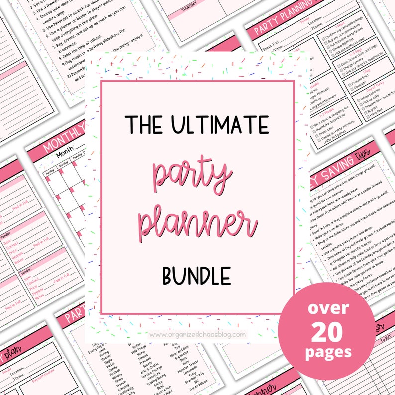 The Ultimate Party Planning Bundle|party Planning Bundle | Party ...