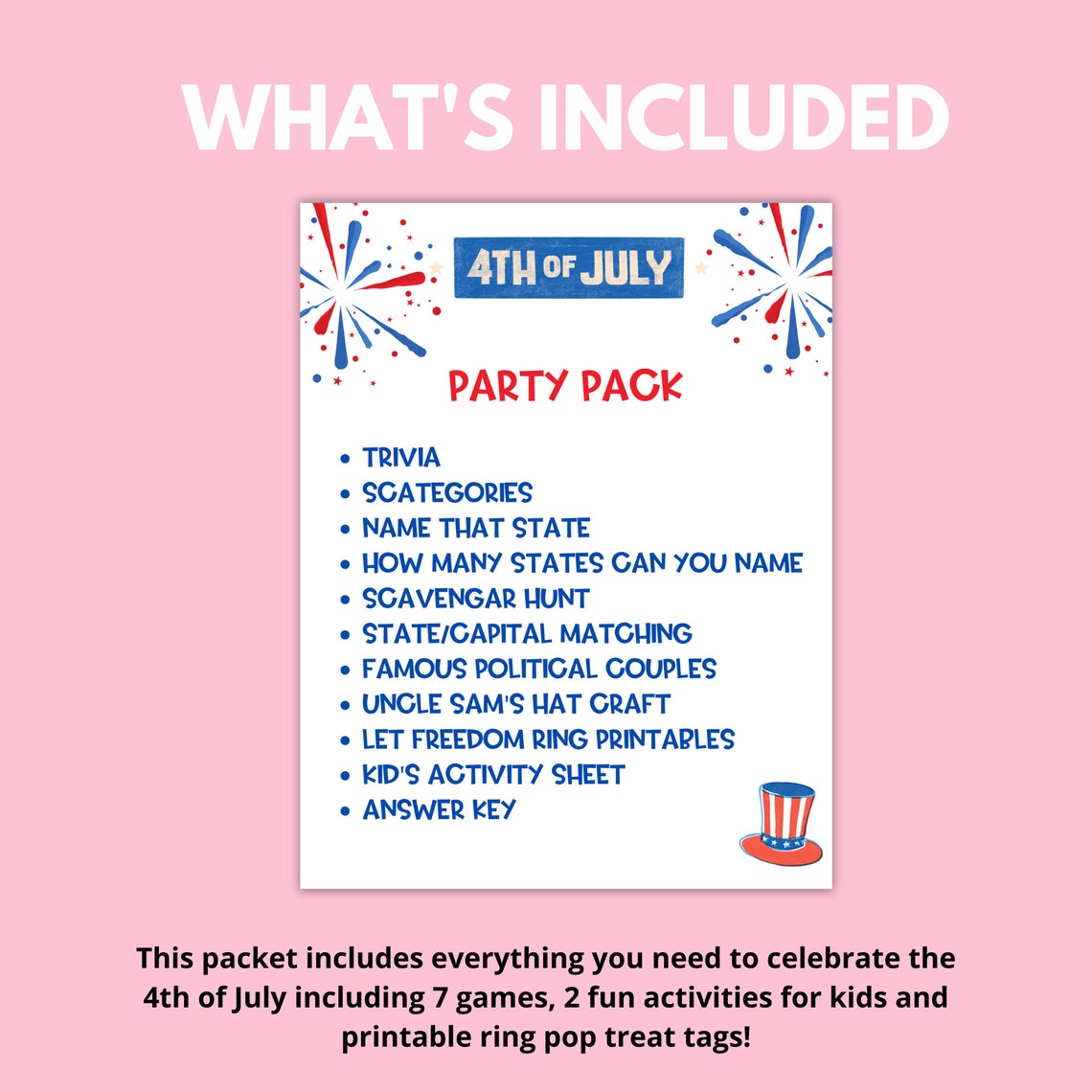 4th of July Party Games and Activities | 4th of July Activities | 4th ...