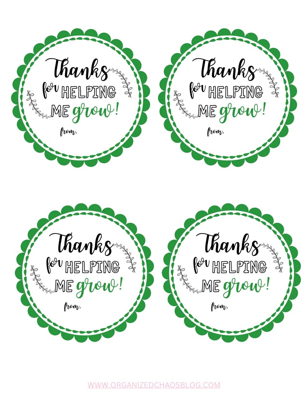 Teacher Appreciation Gift Tags | Teacher Gift Tags | Teacher ...