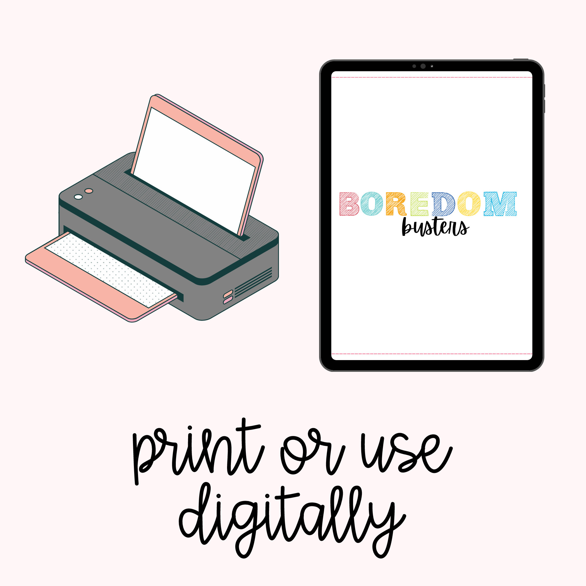 Boredom Busters for Kids | Summer Boredom Buster Cards | Boredom Buster ...