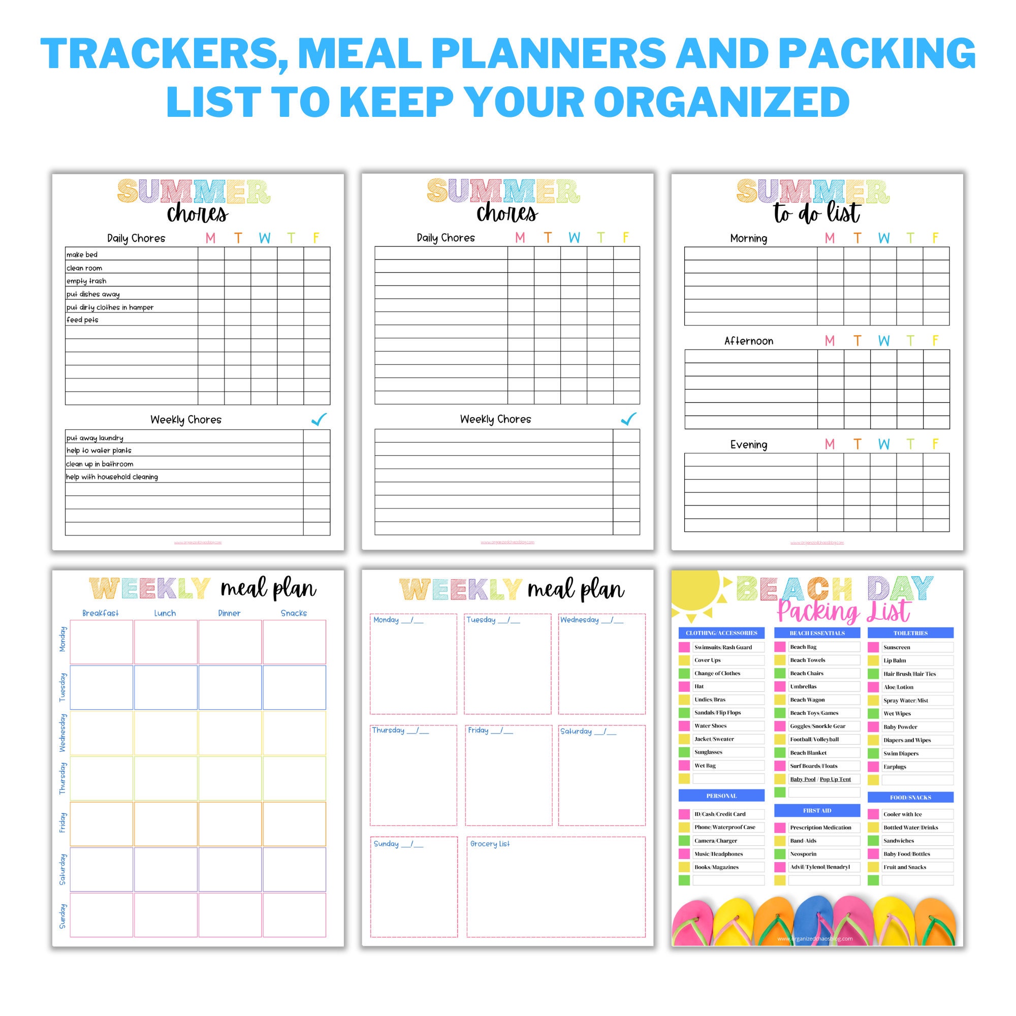 SUMMER 2025 Planner/ Summer Activities Bundle | Summer Calendar ...