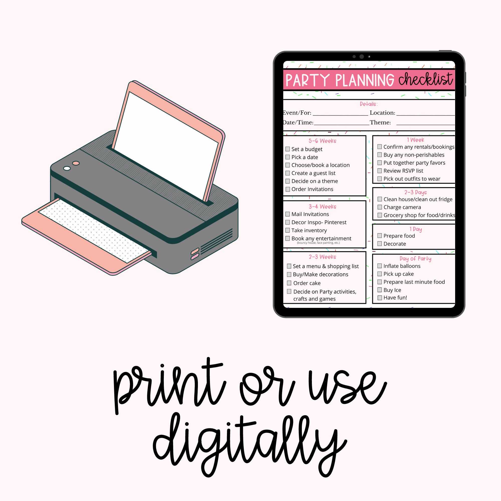 The Ultimate Party Planning Bundleparty Planning Bundle Party Planner ...