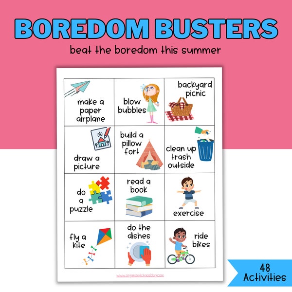 Boredom Buster - Etsy