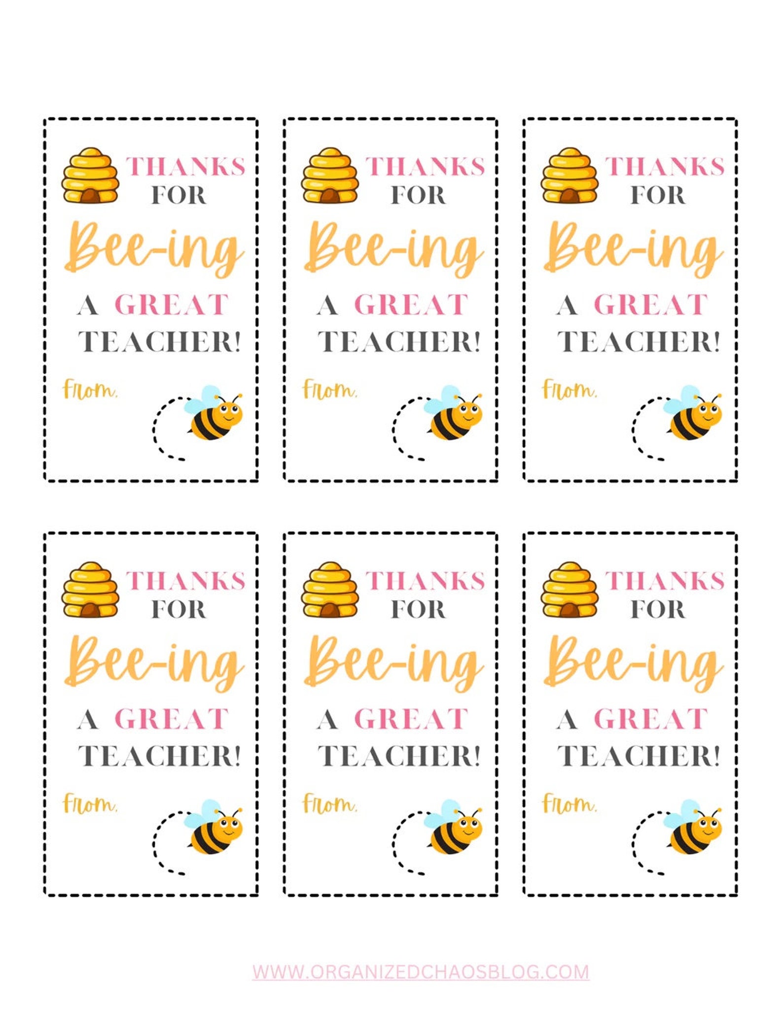 Teacher Appreciation Gift Tags | Teacher Gift Tags | Teacher ...