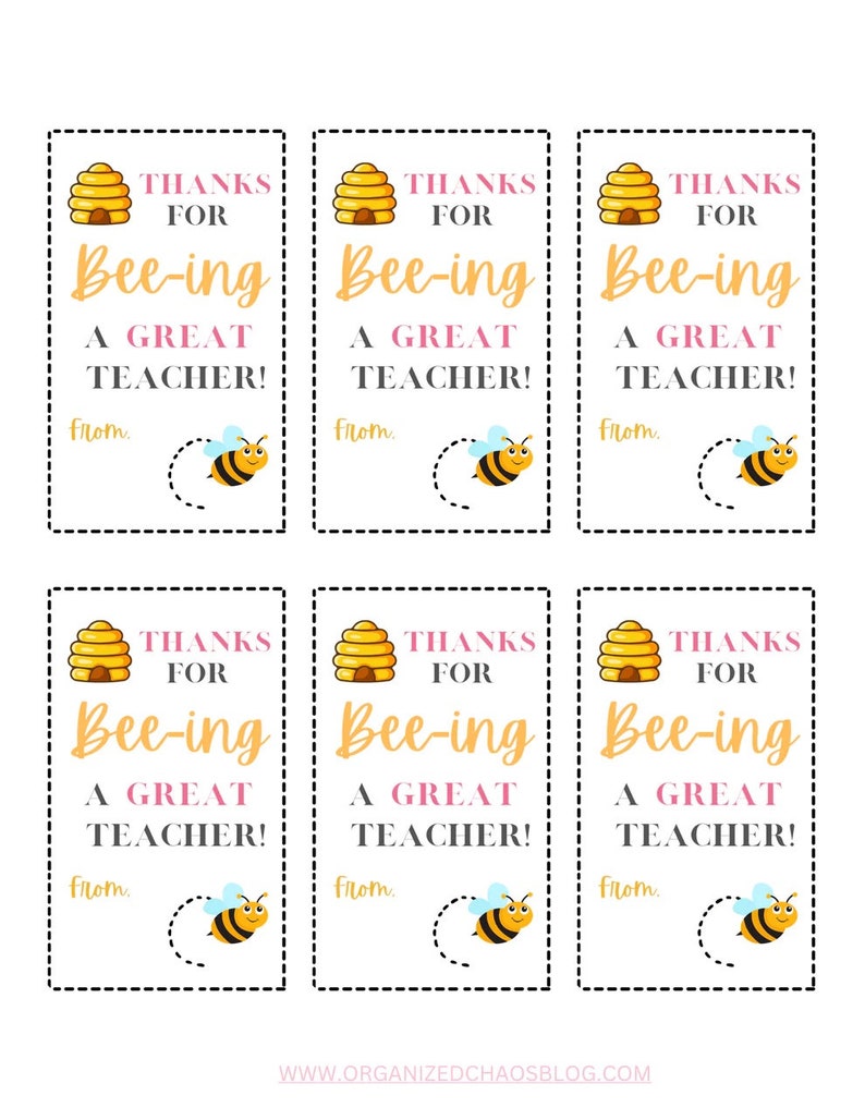 Teacher Appreciation Gift Tags | Teacher Gift Tags | Teacher ...