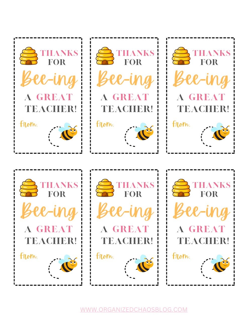 Teacher Appreciation Gift Tags | Teacher Gift Tags | Teacher ...