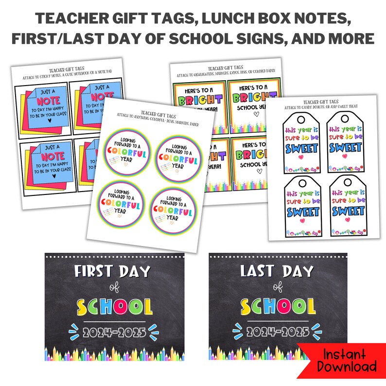 The Complete Back to School Bundle | Back to School Printables | School ...