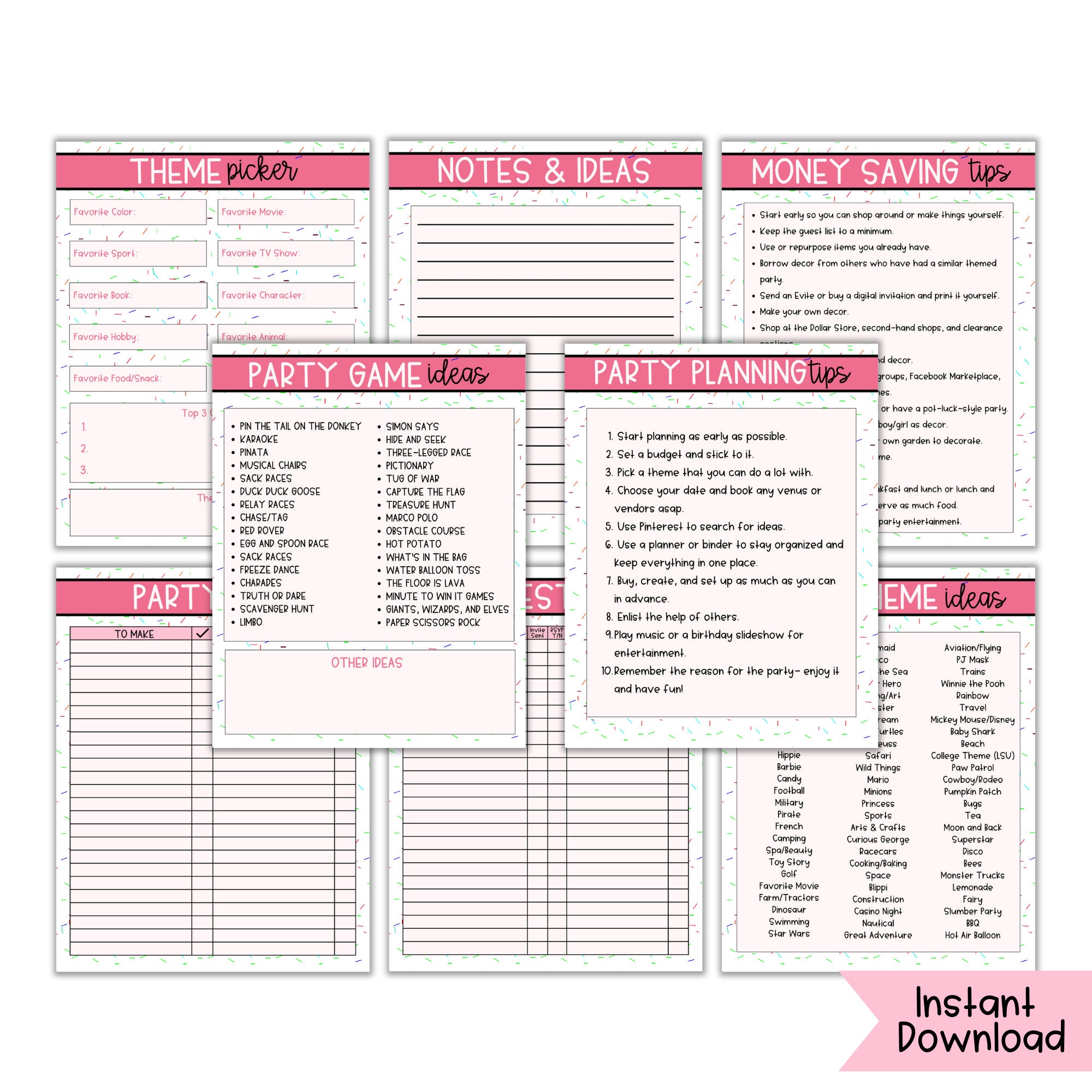 The Ultimate Party Planning Bundle|party Planning Bundle | Party ...