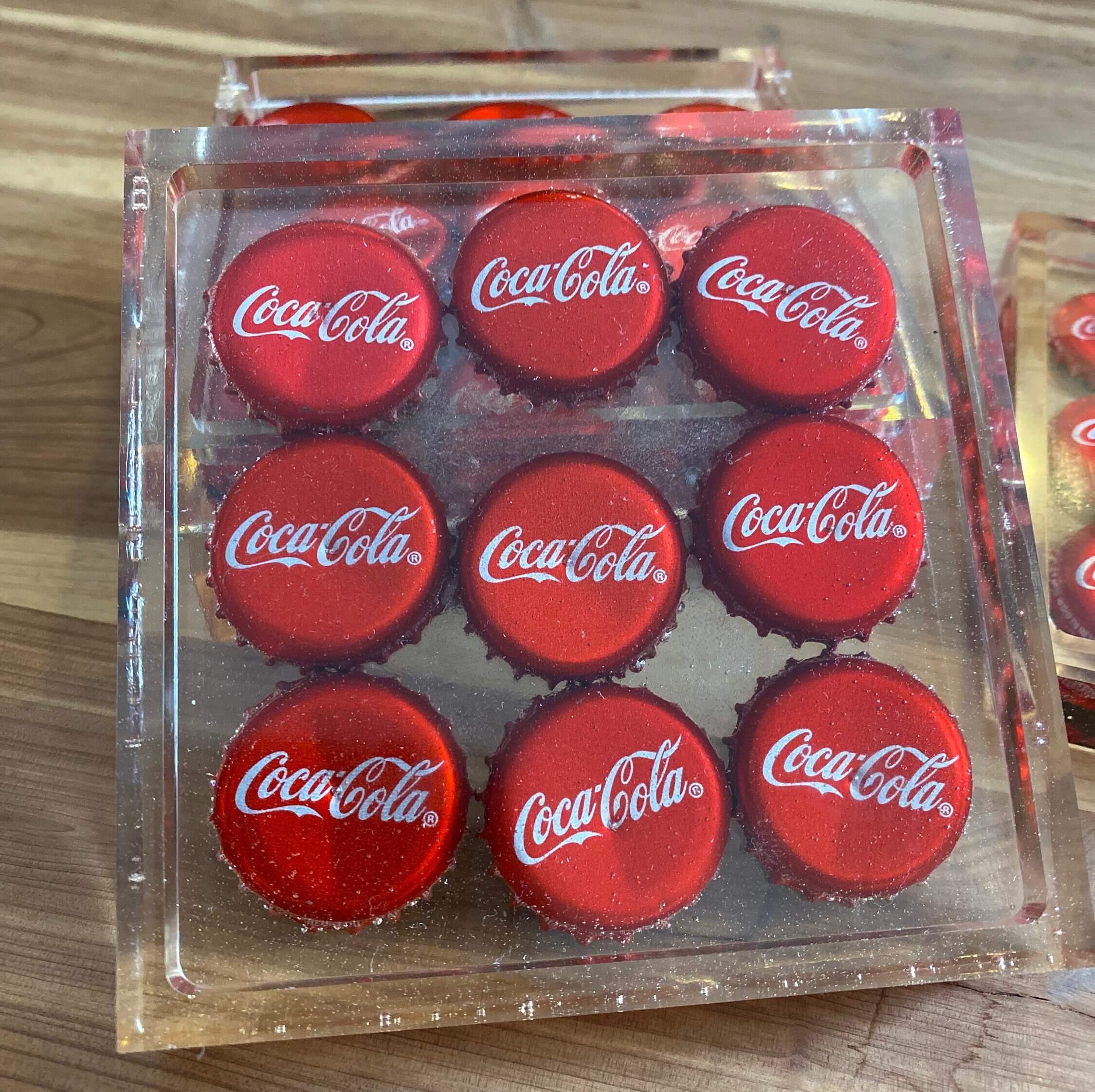 Bottle Cap Epoxy Coasters - Etsy