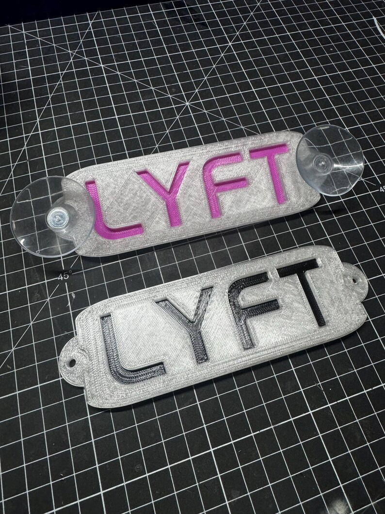 Custom 3D Printed Lift Sign for Car Window - Etsy