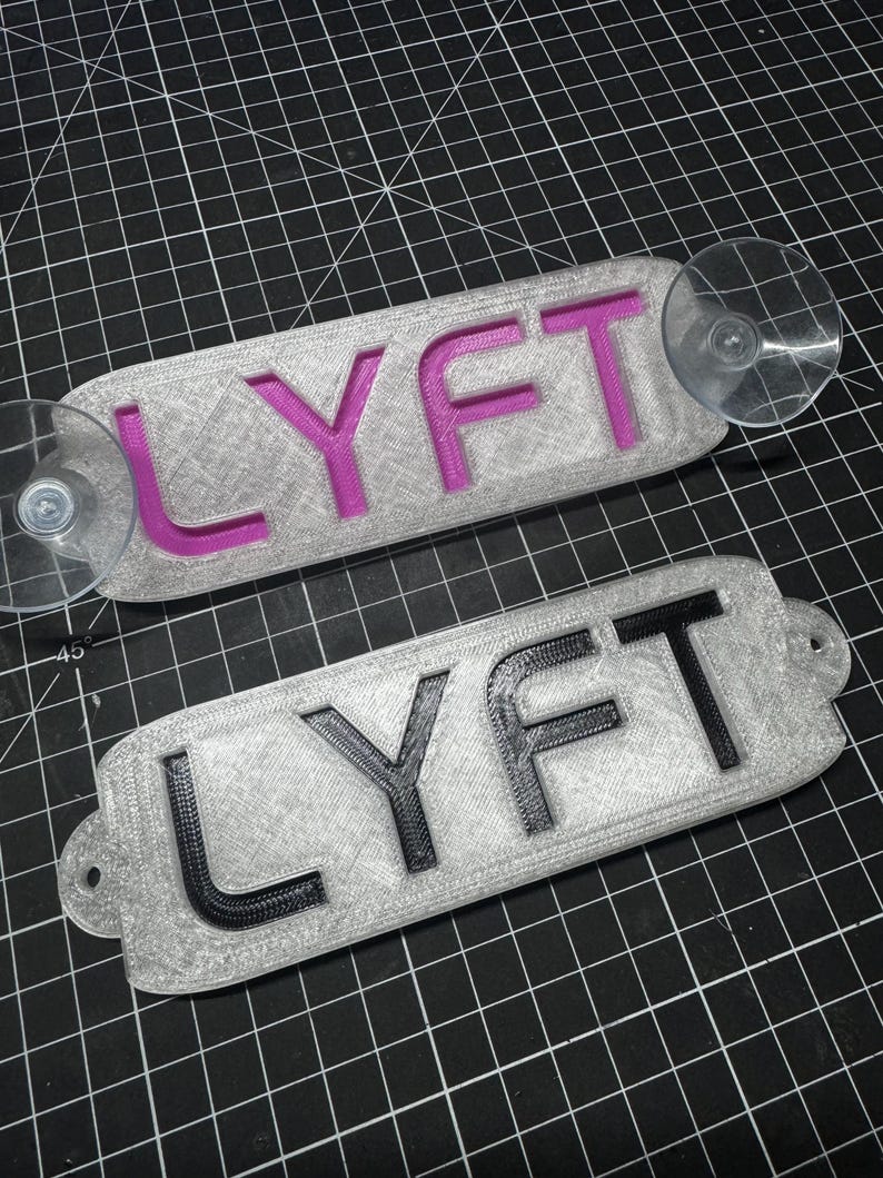 Custom 3D Printed Lift Sign for Car Window - Etsy