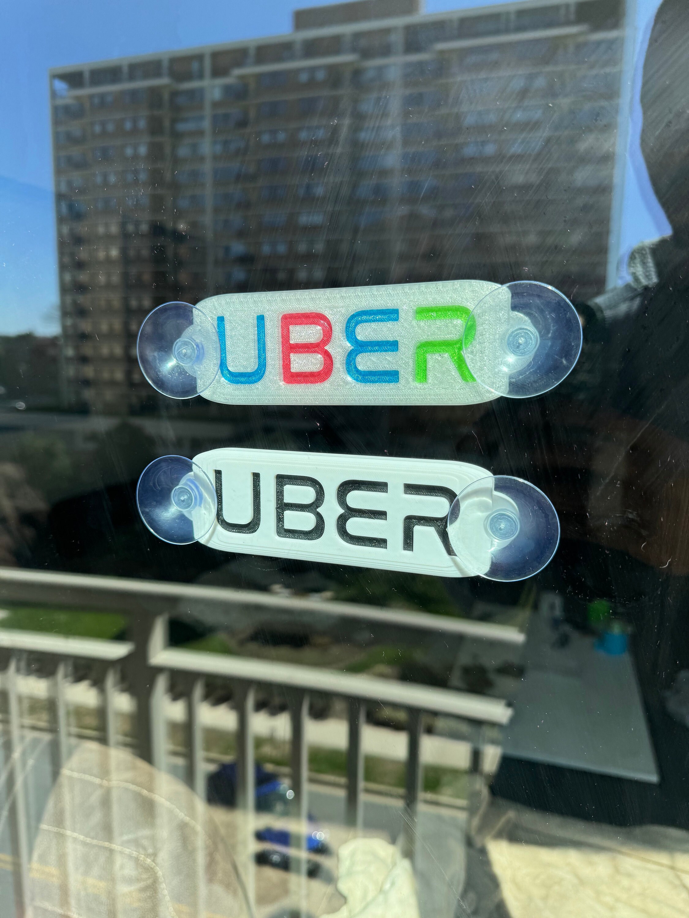 Custom 3D Printed Uber Sign for Car Window - Etsy