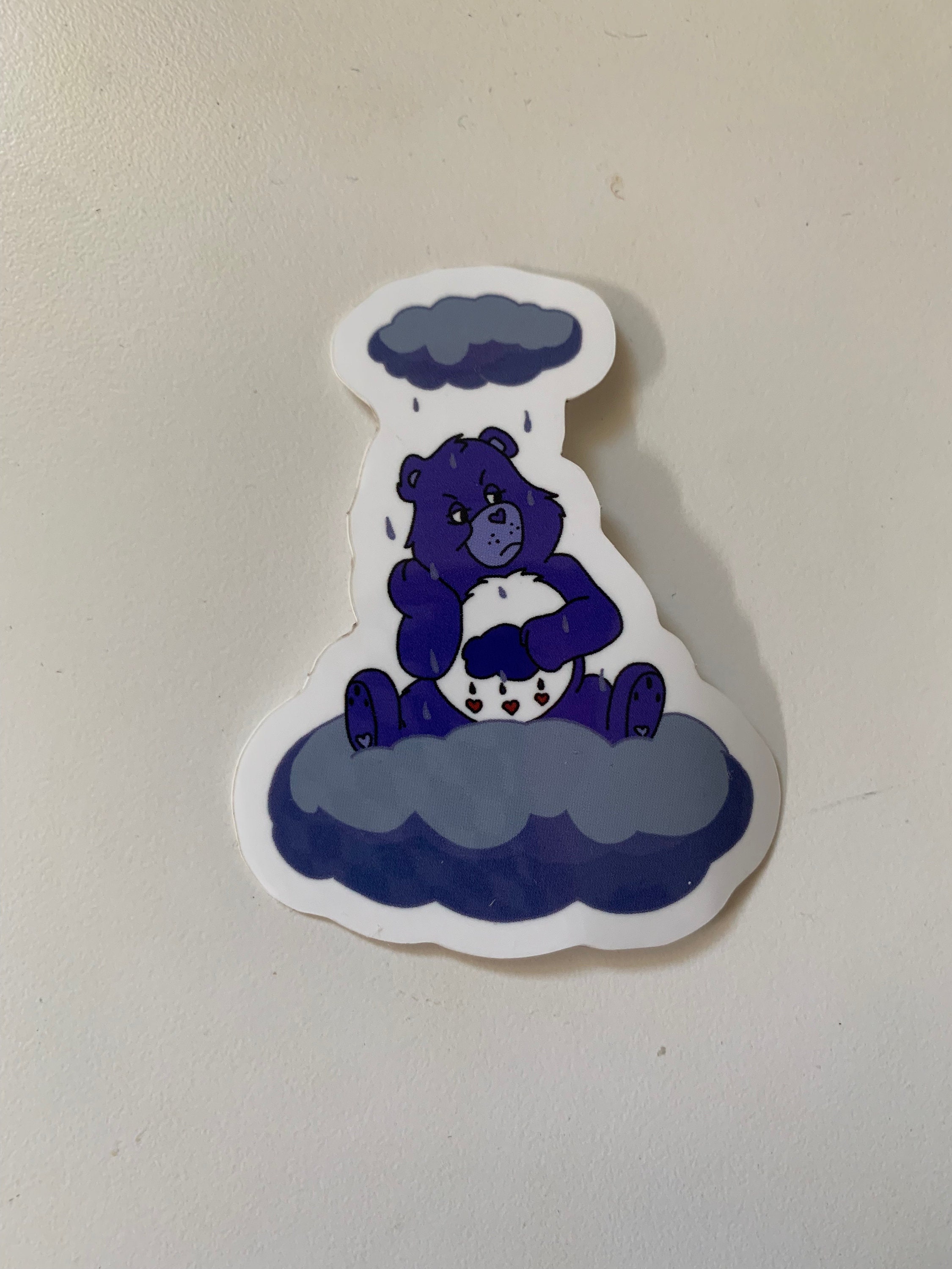 Care Bears grumpy Bear Die-cut Sticker - Etsy