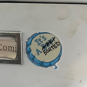 Horse Man "it's A Borted" Balloon Die-cast Sticker - Etsy