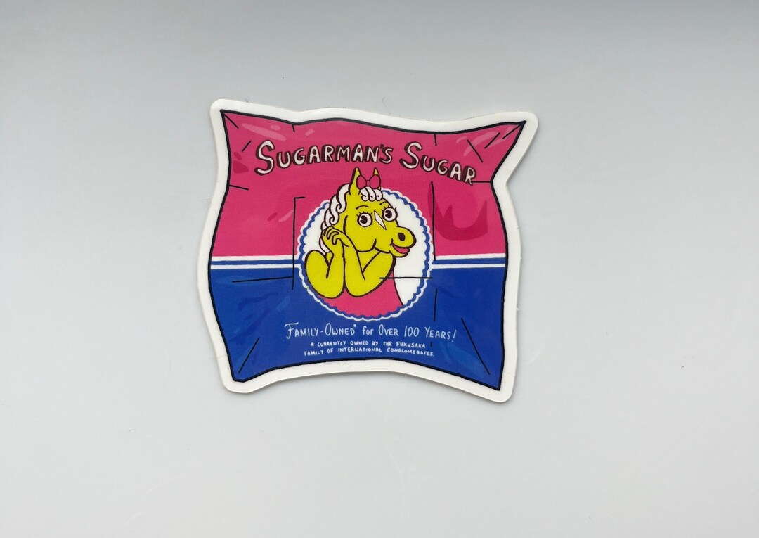 Horse Man Sugarman's Sugar Wrapper Die Cast Sticker - Etsy