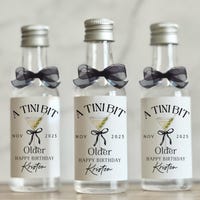 Mini Liquor Bottle Labels - Custom Party Favors - Editable Templates ...