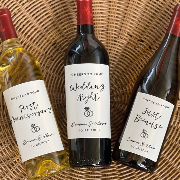 Milestone Wine Label - Etsy