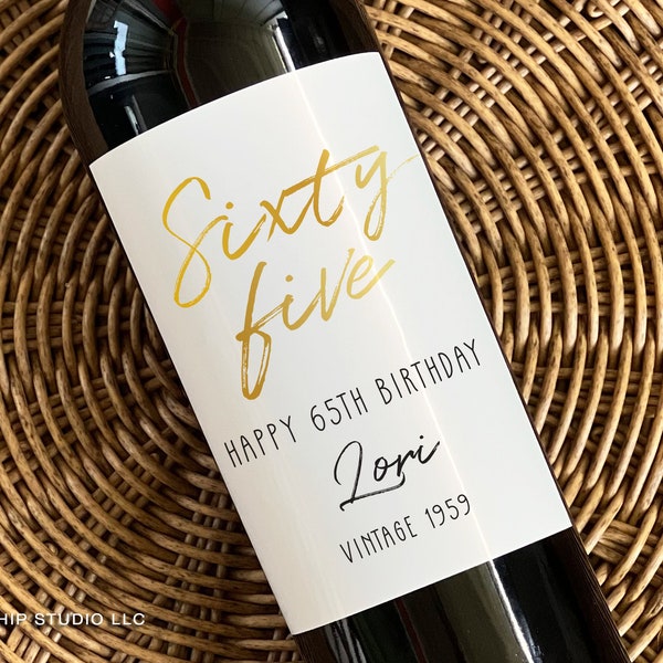 65th Birthday Card - Etsy