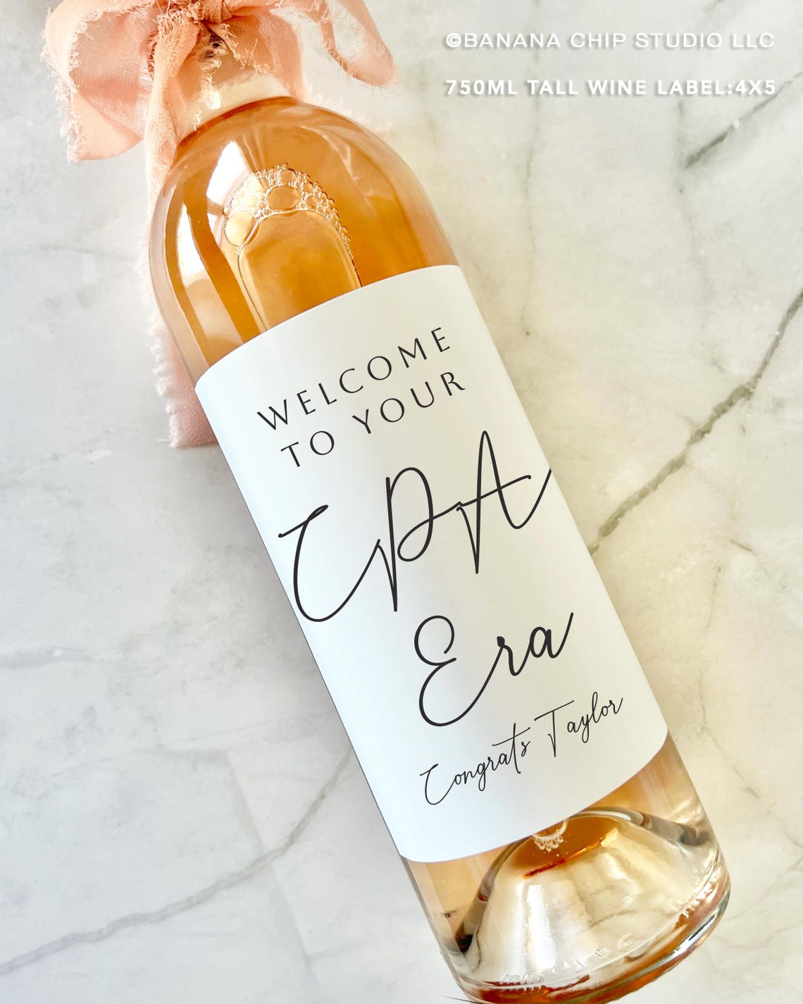 Custom CPA Era Gift Wine Label, Becoming an Accountant, New CPA - Etsy