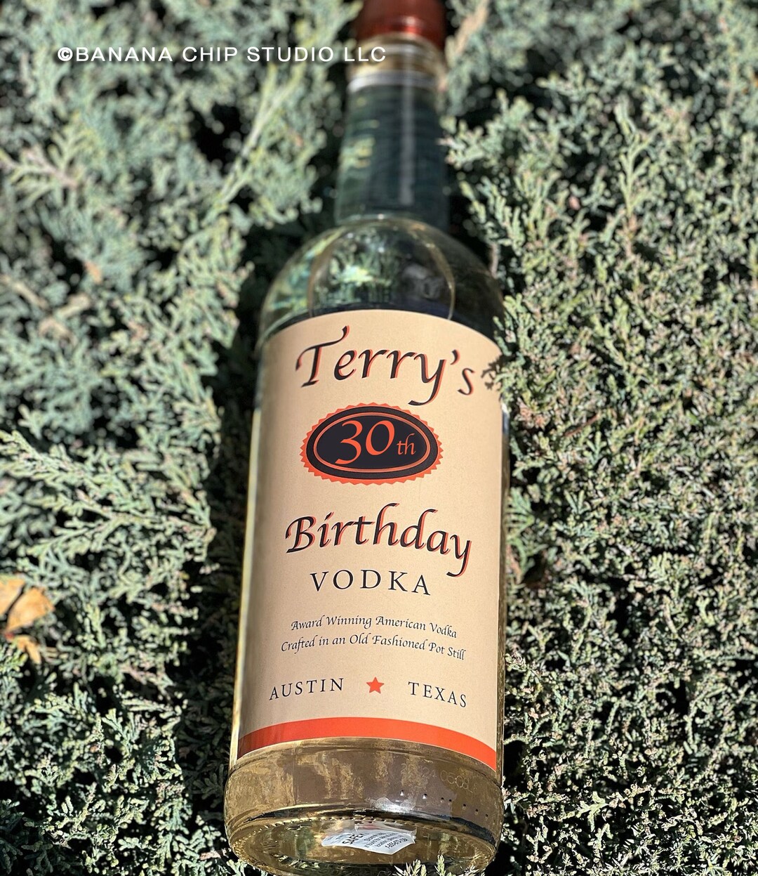 30th Titos Labels, Birthday Vodka Gifts, 25th Birthday, 21st Birthday ...