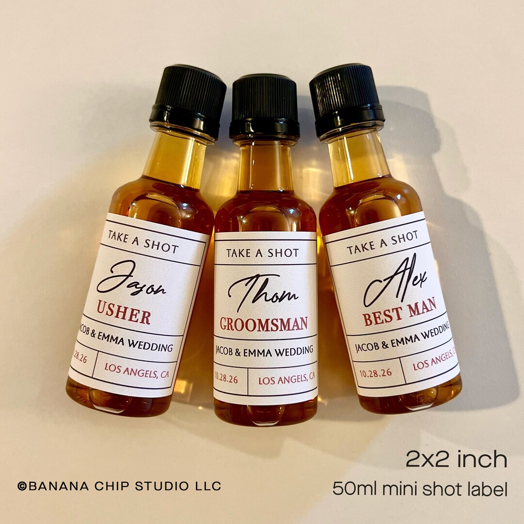 Personalized Groomsman Proposal Box Label, Custom Whiskey Label, Best ...