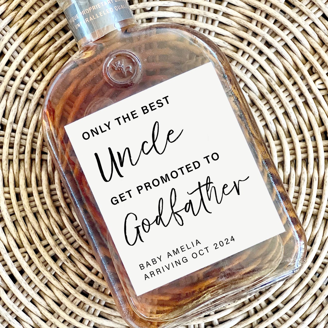 Godfather Proposal Gift Only the Best Uncle Get Promoted to - Etsy