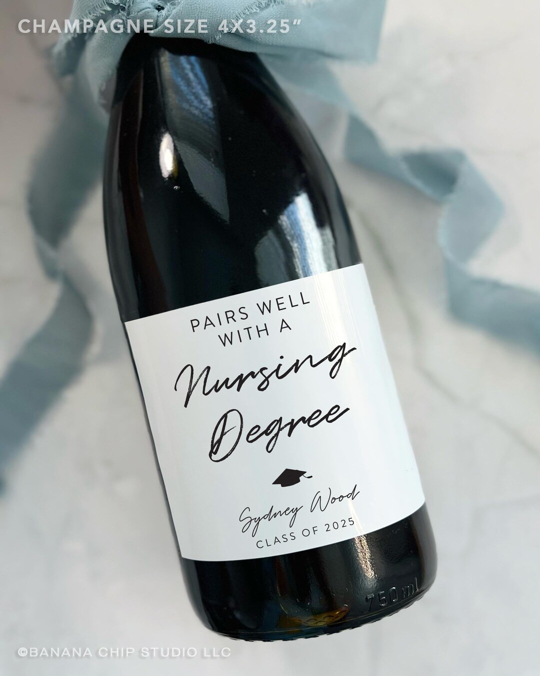 Nursing Degree Gift, Nurse Graduation, Nurse Wine Label - Etsy