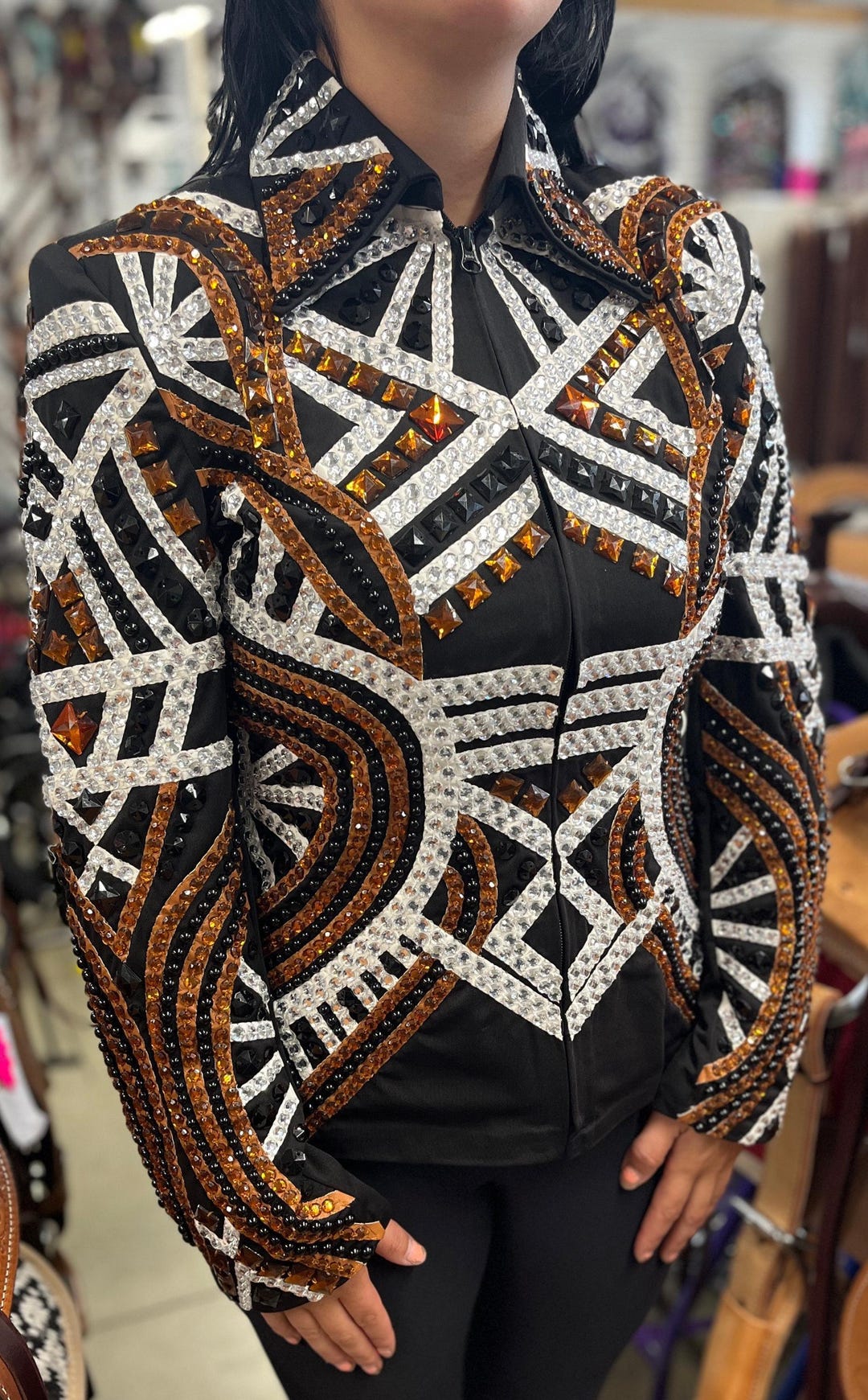 Royal Highness Rust Bling Showmanship/horsemanship Jacket SALE - Etsy