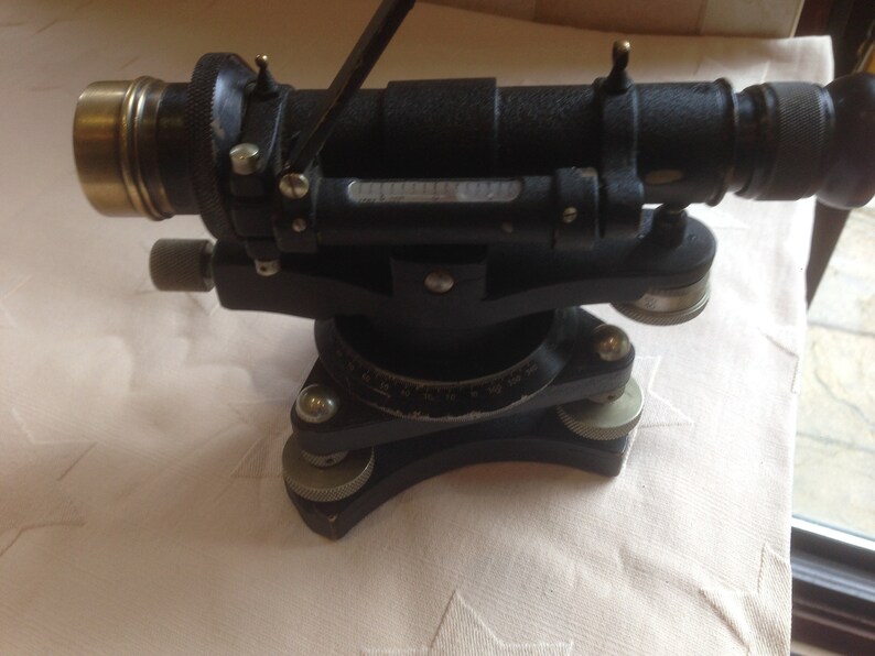 Antique Theodolite, Dumpy Level 1601, Manufactured by W. Ottway & Co ...