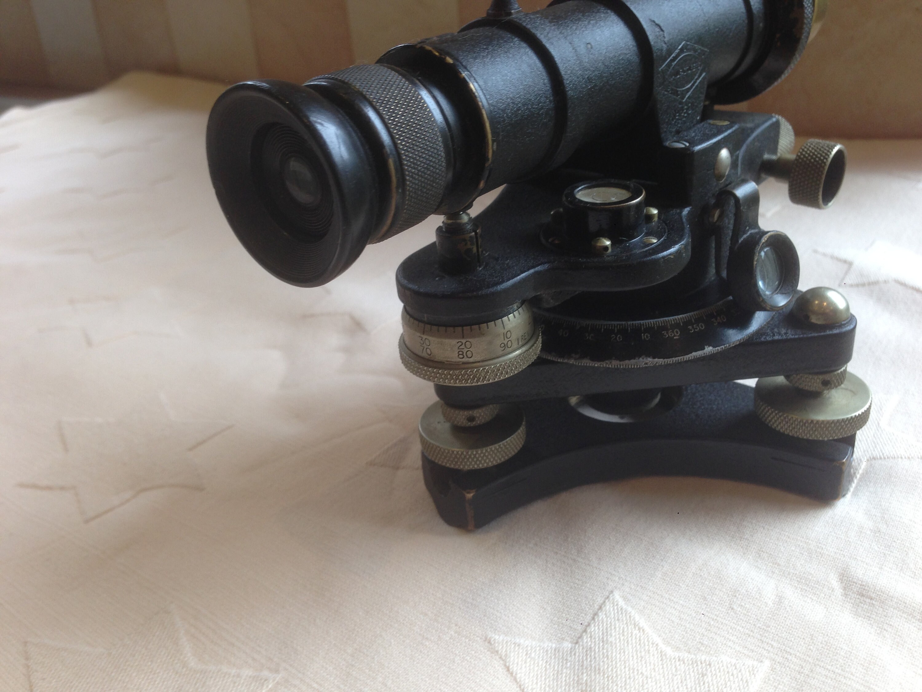 Antique Theodolite, Dumpy Level 1601, Manufactured by W. Ottway & Co ...