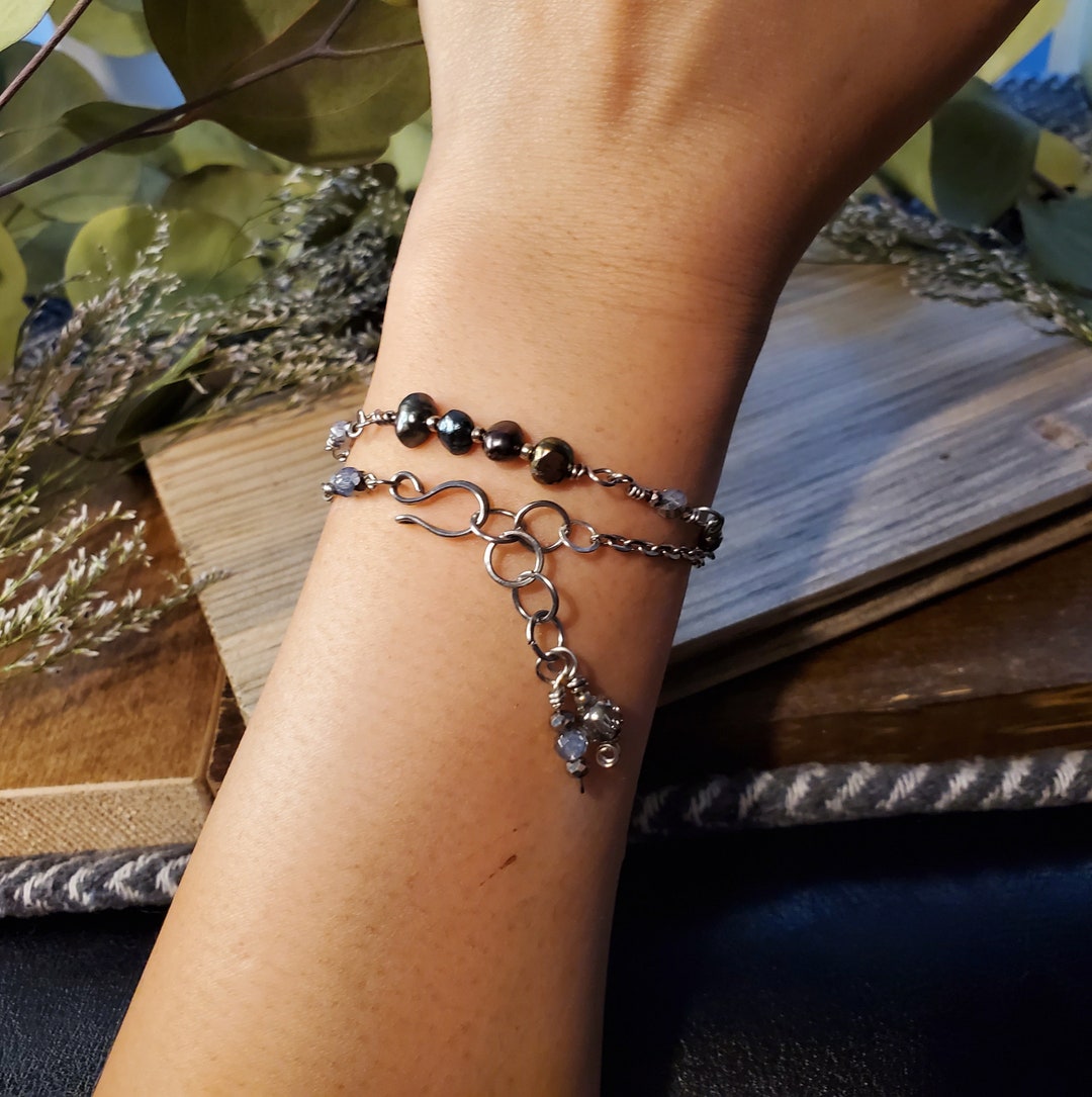 Captivating Charm Bracelet 》silver Chain Wrap Bracelet 》handmade ...