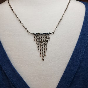 Simply Sublime Waterfall Chain Necklace, Handcrafted Jewelry, Handmade ...