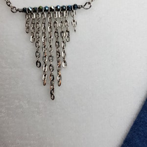 Simply Sublime Waterfall Chain Necklace, Handcrafted Jewelry, Handmade ...