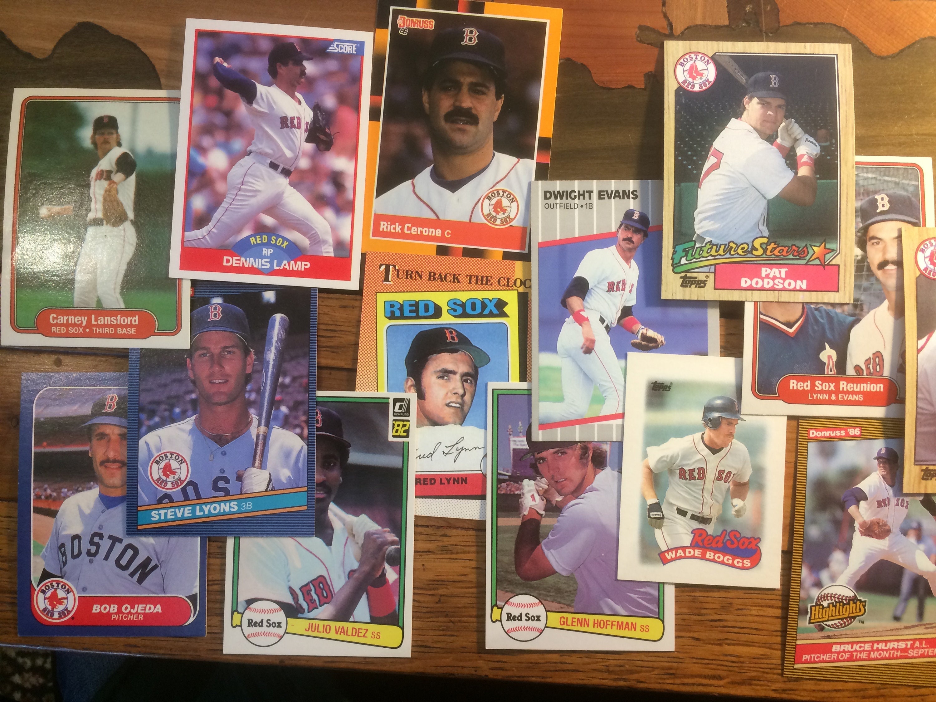RED SOX Instant Collection 200 unique cards from 80s & 90s | Etsy