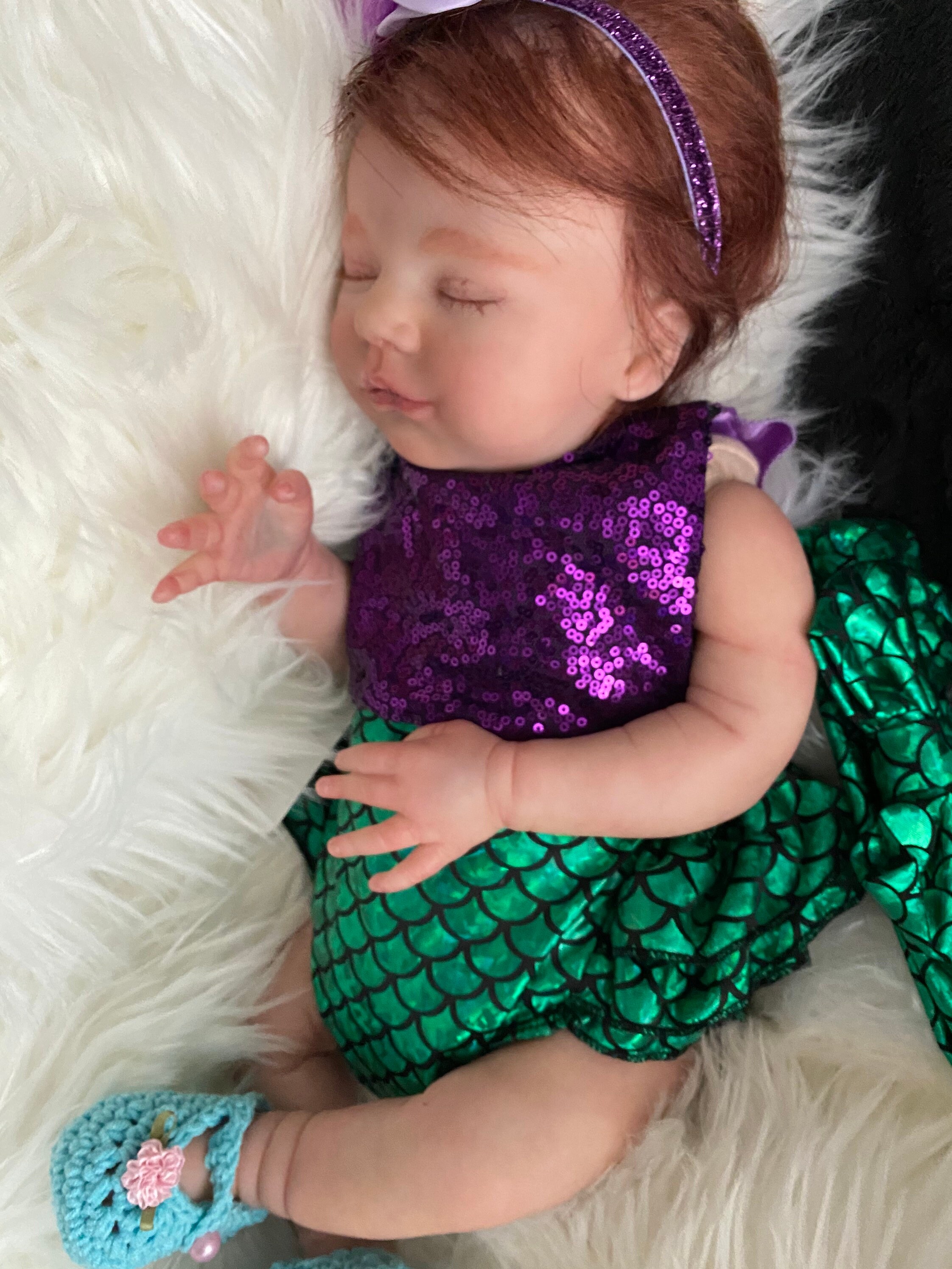 Ready to ship Realborn Daphne now Baby Ariel LittleMermaid | Etsy